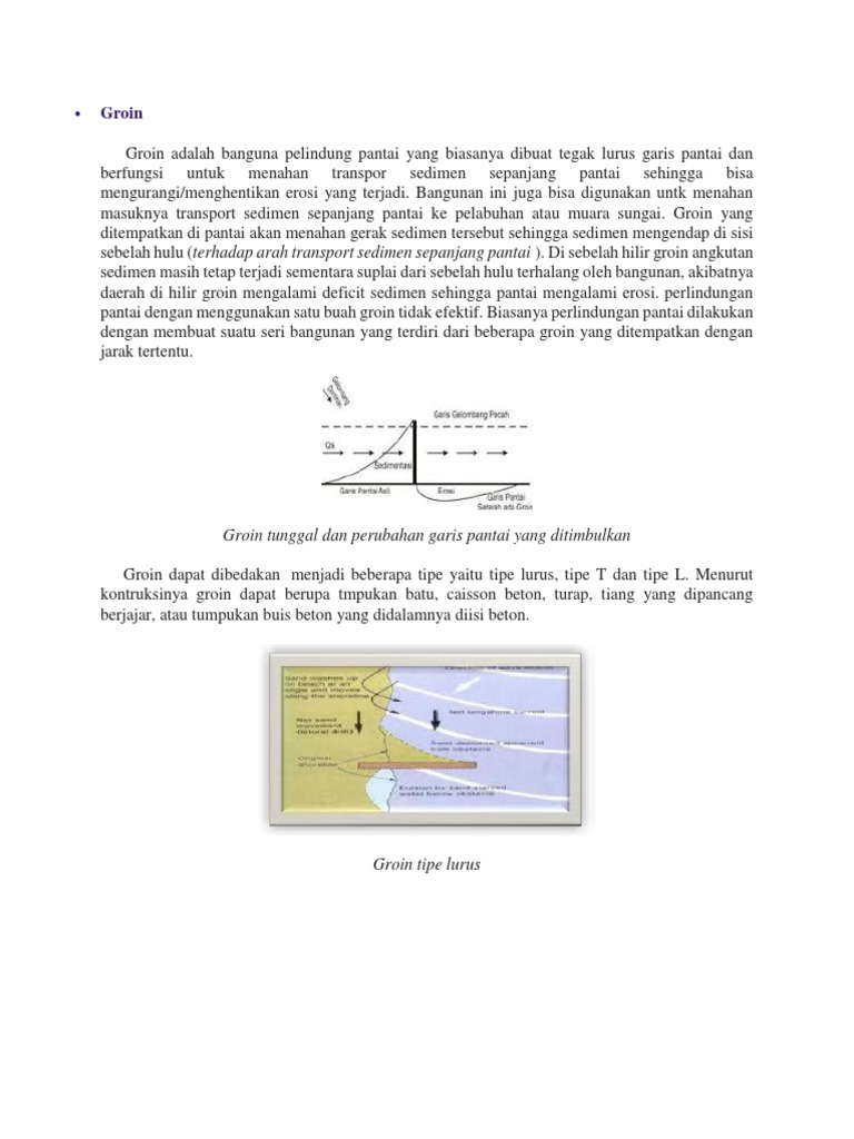 Materi Groin Dan Jetty | PDF