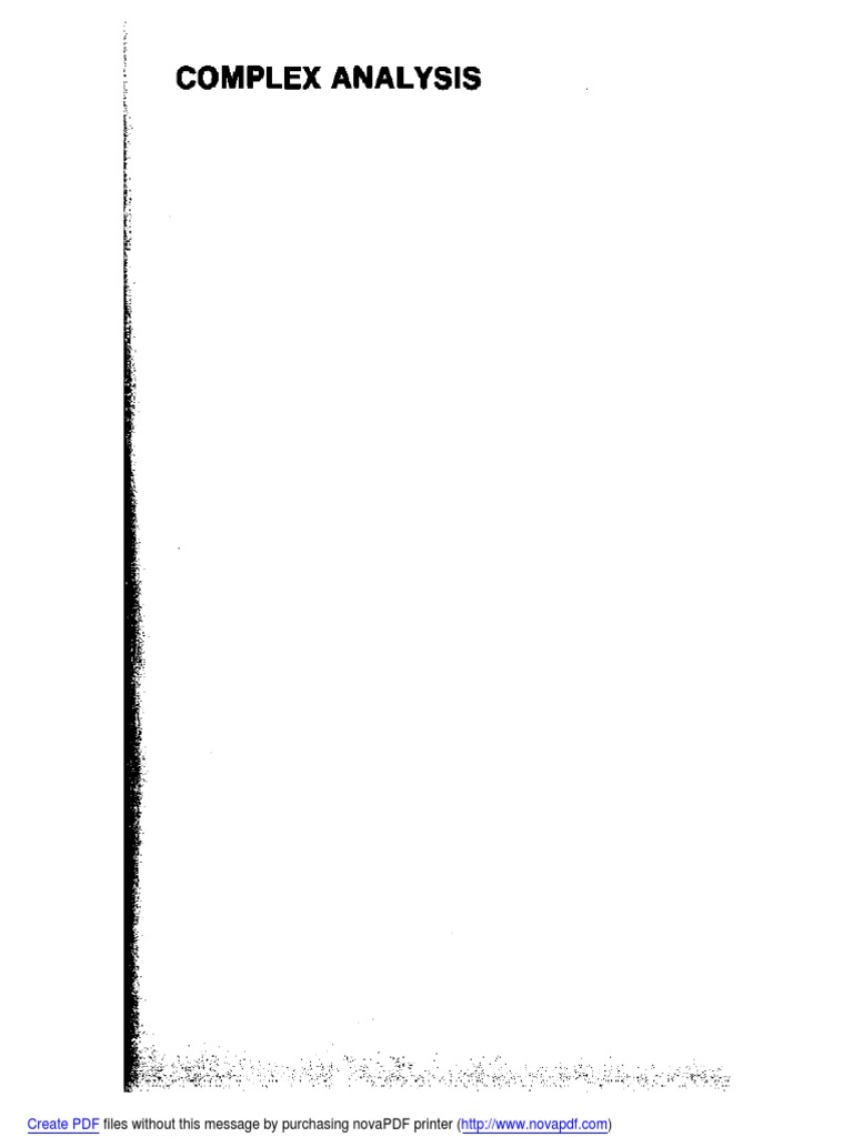 Complex Analysis, L V Ahlfors PDF | PDF | Electronic Publishing | Computer Graphics