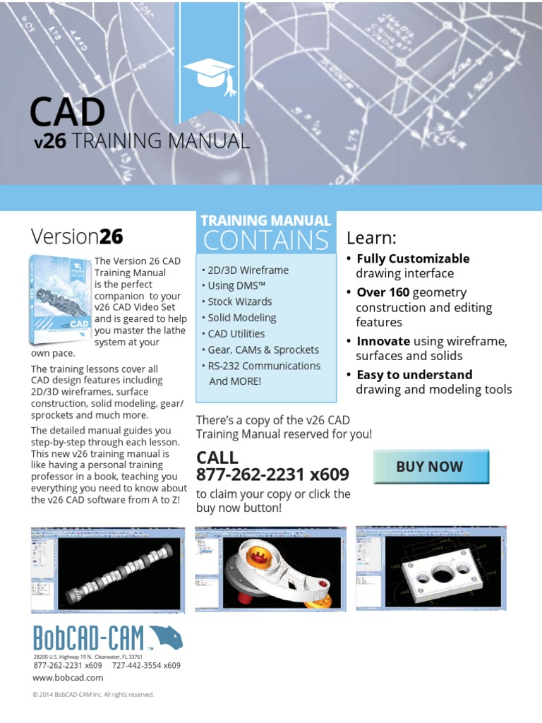 V26 CAD Manual Flyer | PDF | Computer Aided Design | Scientific Modeling
