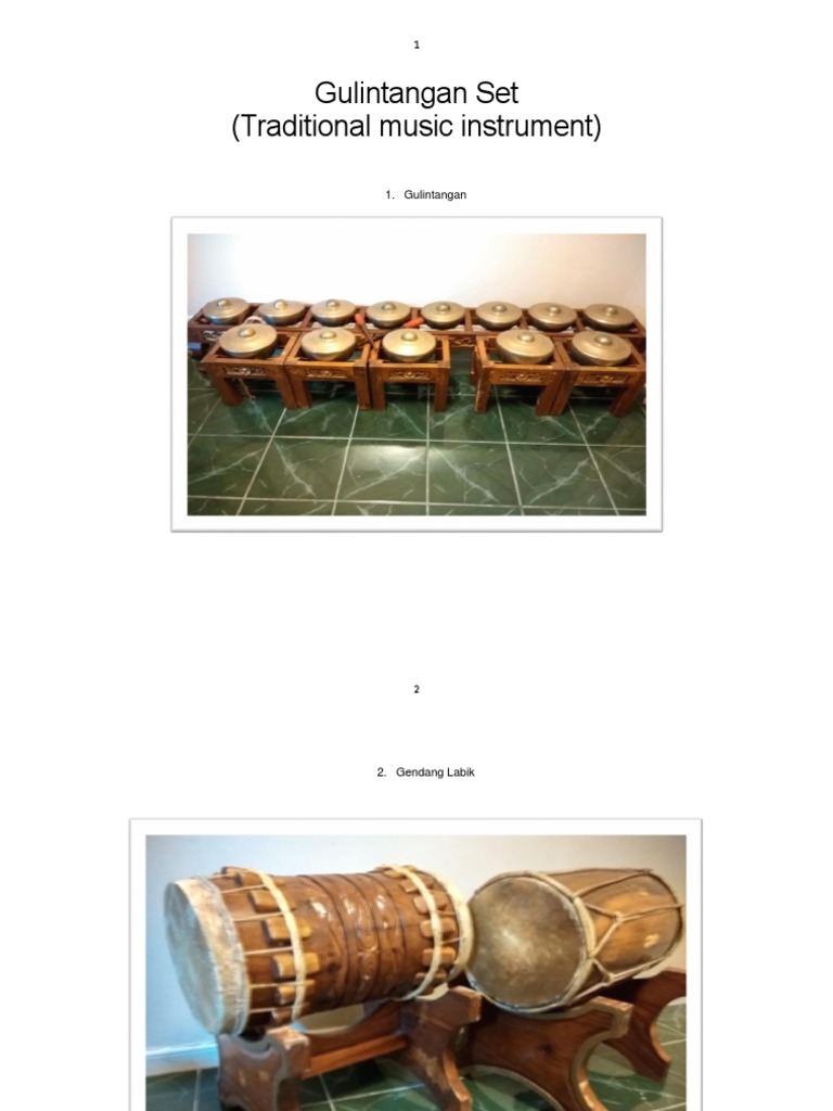 Gulintangan Set Photos | PDF