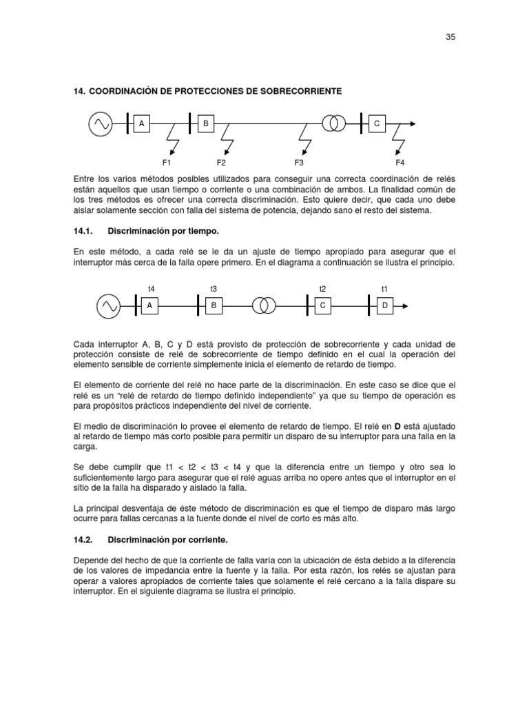 01 Ejemplo Coordinacion Sobrecorriente Lineas de Transmision 50-51 | PDF | Relé | Transformador