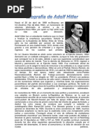 Biografía de Adolfo Hitler | PDF