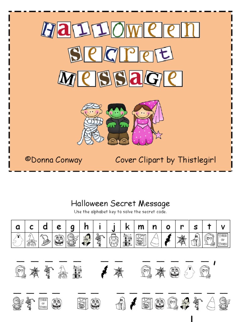 Halloween Secret Message | PDF