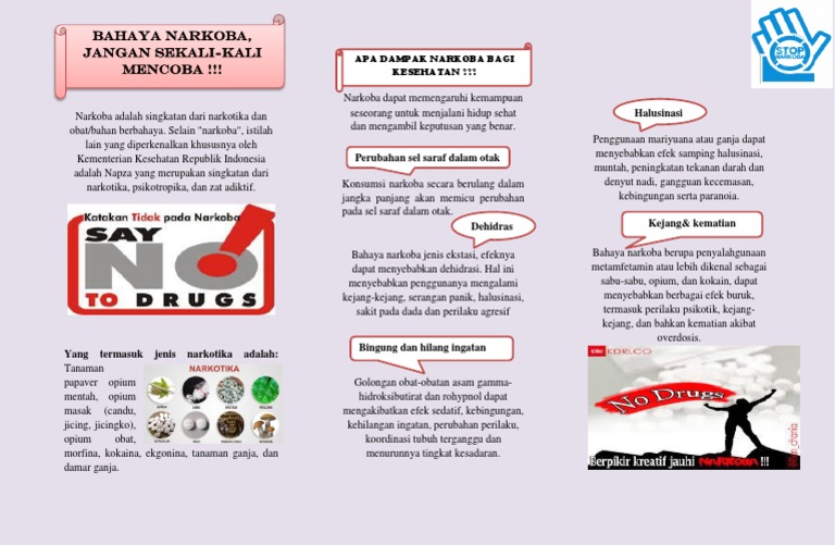 Leaflet Narkoba | PDF