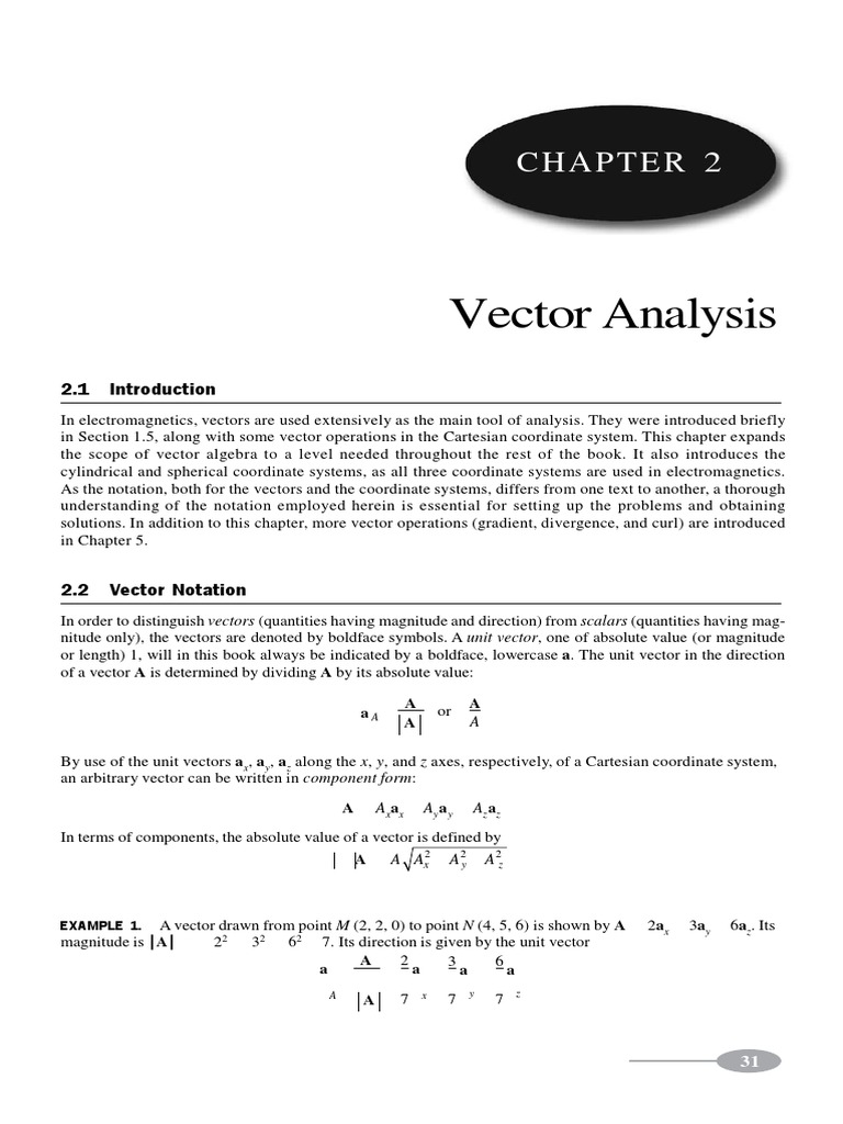 Captitulo 2 Analisis Vectorial Edminister | PDF | Coordinate System | Euclidean Vector