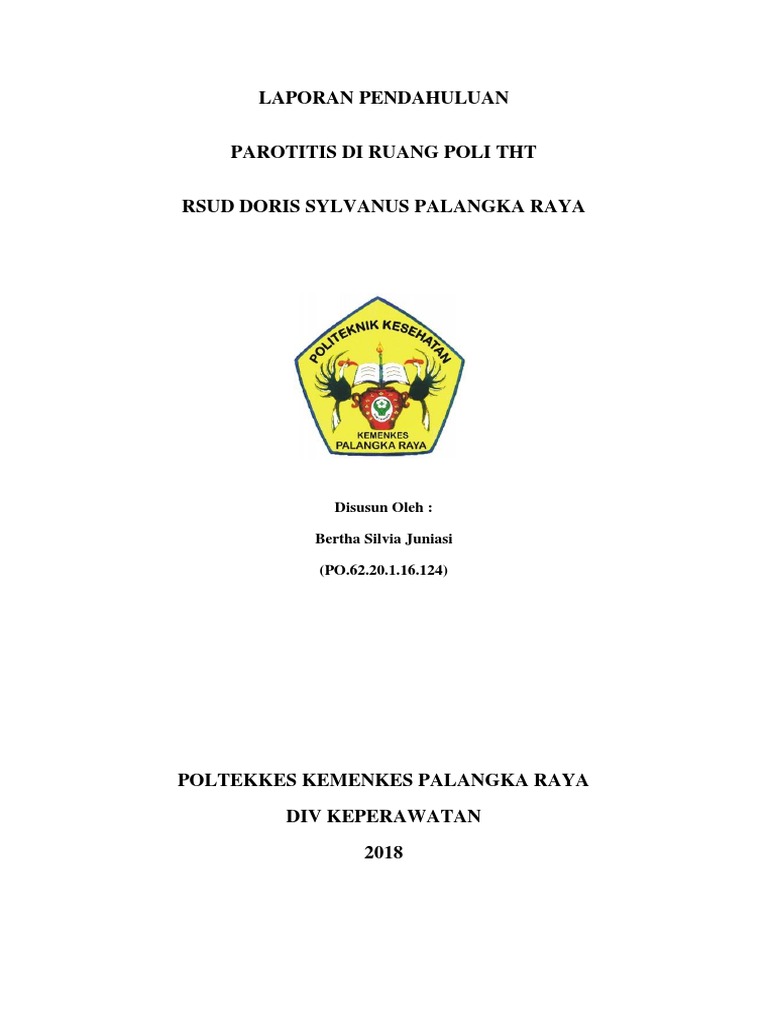Laporan Pendahuluan Parotitis | PDF