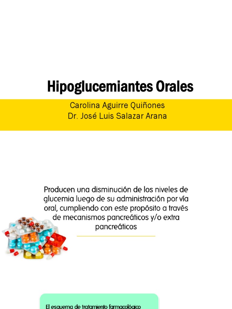 Hipoglucemiantes Orales | PDF | Hipoglucemia | Diabetes