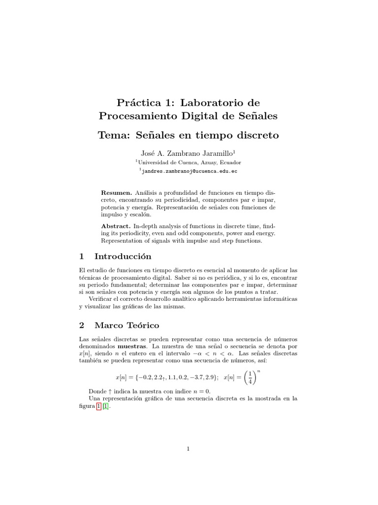 Señales en Tiempo Discreto | PDF | Matlab | Interfaces gráficas de usuario