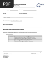 Trainee's Performance Appraisal Form | PDF | Performance Appraisal ...