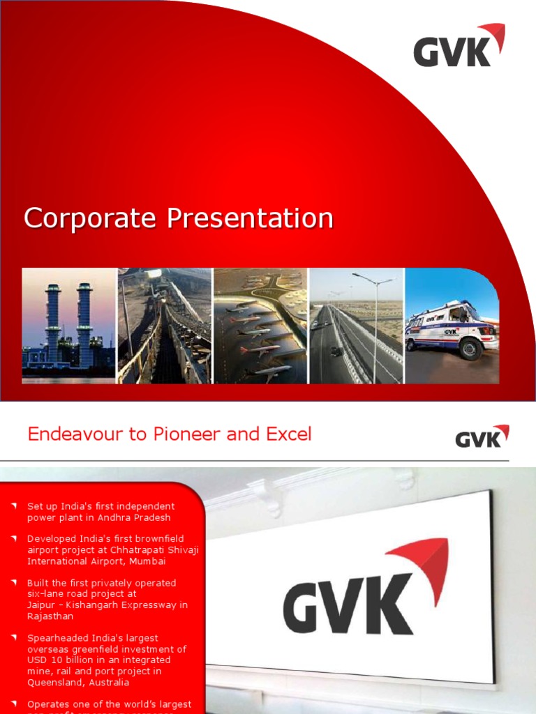 GVK Corporate Overview and Achievements | PDF | Business | Nature