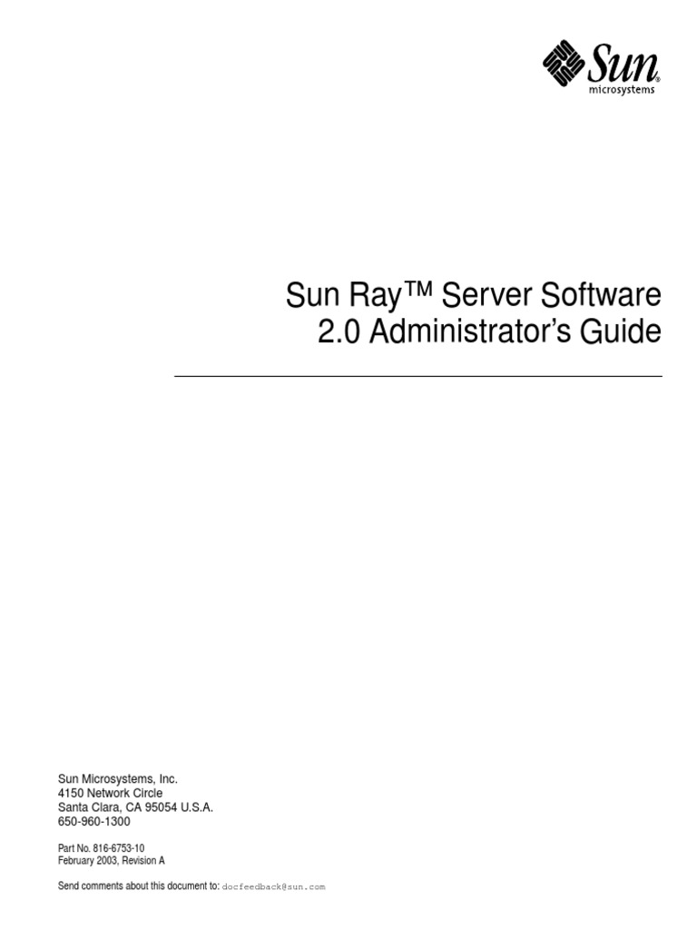 SunRay Admin Guide | PDF | Command Line Interface | Load Balancing ...
