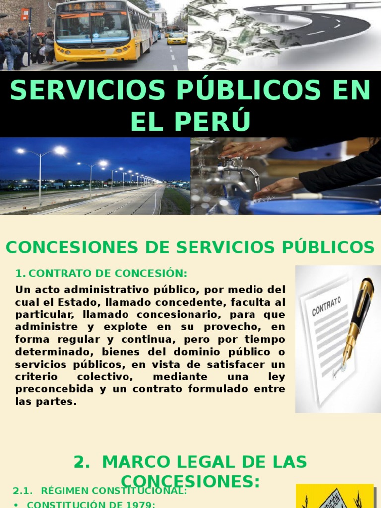 Concesiones Públicas en Perú | PDF | Monopolio | Estado (política)
