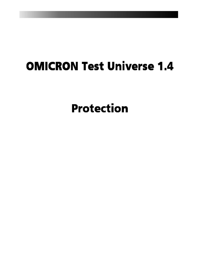 Omicron Protection | PDF | Amplitude | Amplifier