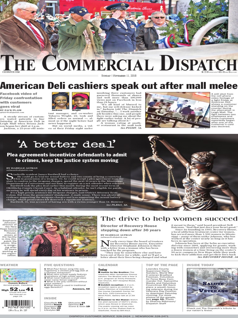 Commercial Dispatch Eedition 11-11-18 | PDF | United States Postal ...