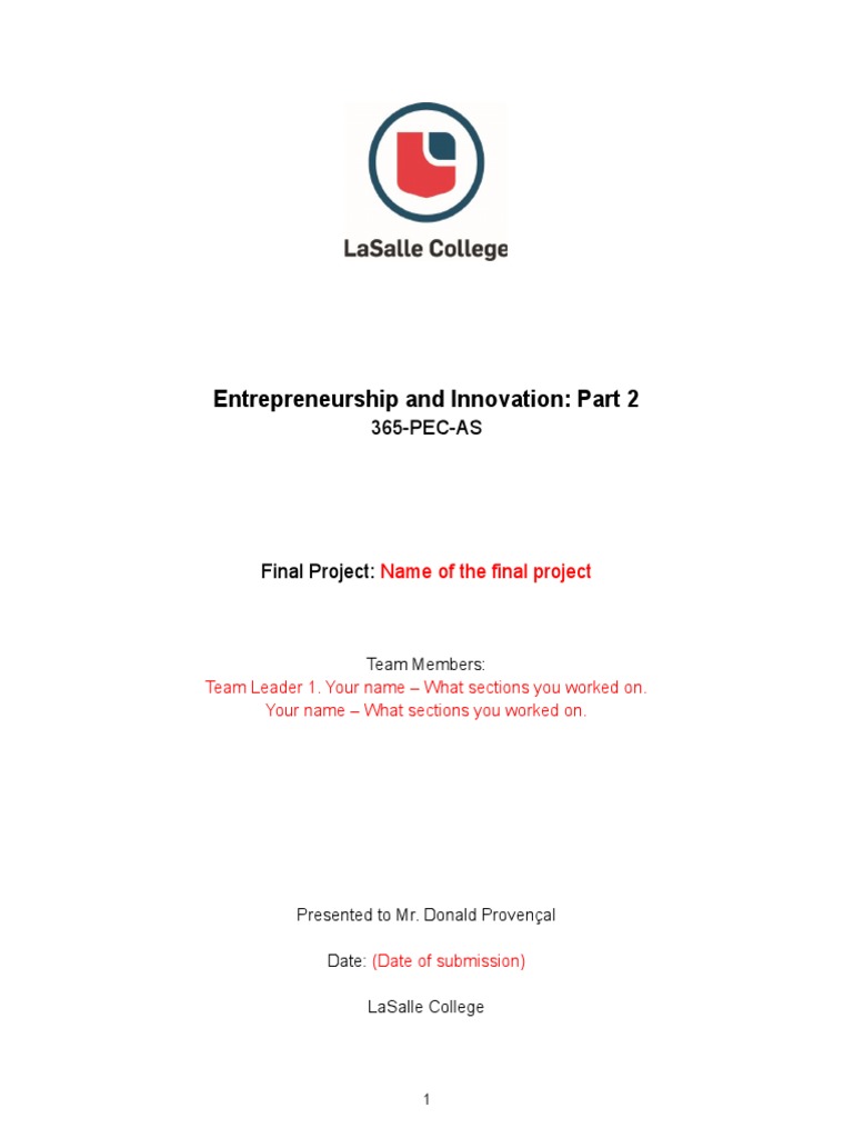 Part 2 Template For Final | Download Free PDF | Business | Cognition
