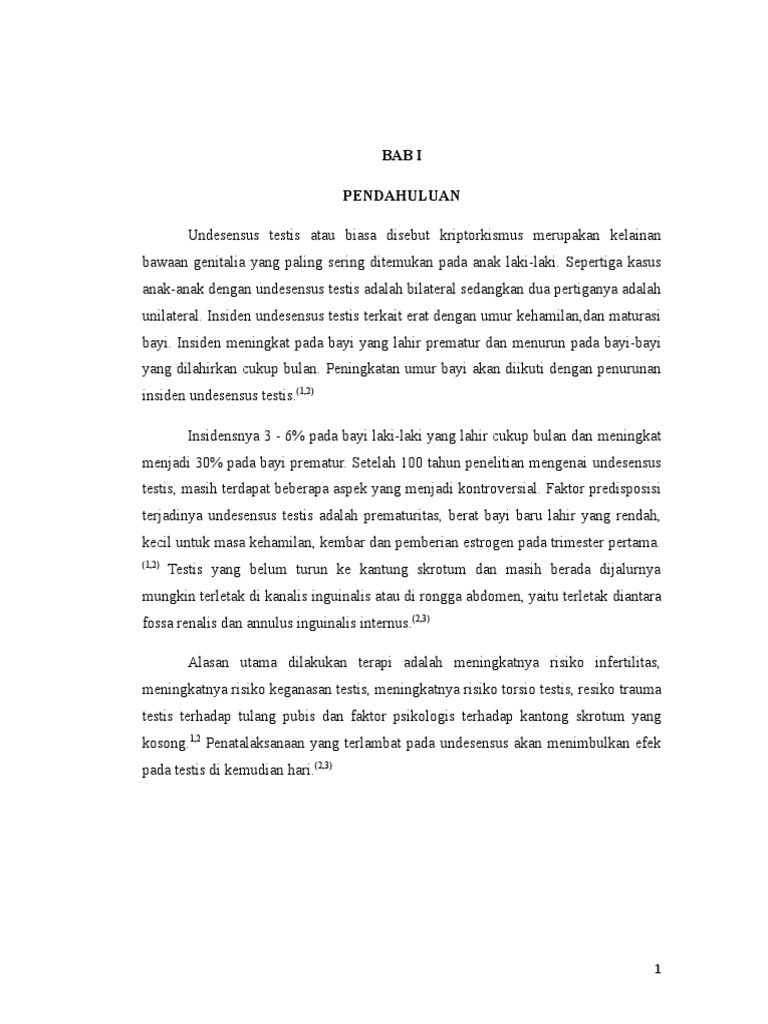Undesensus Testis | PDF
