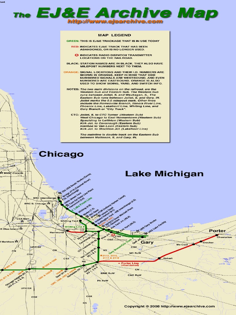 EJ&E Archive Map | PDF