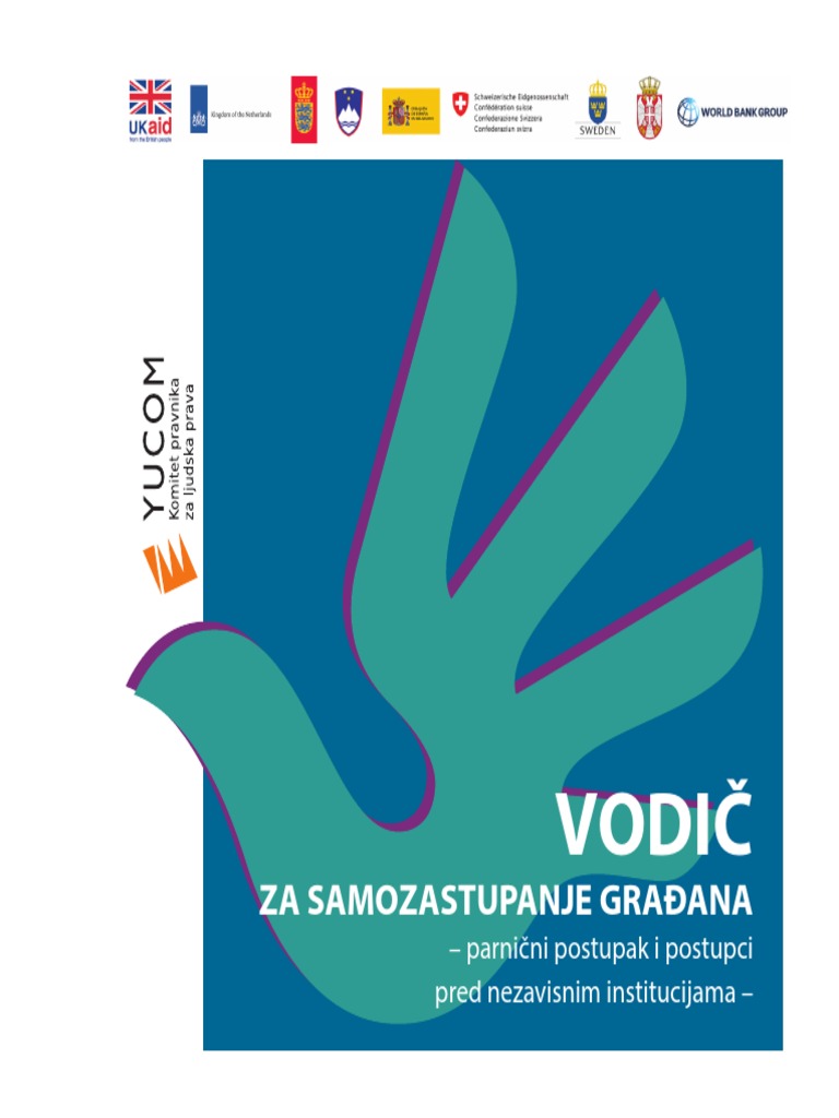 Vodic Za Samozastupanje Gradjana PDF | PDF