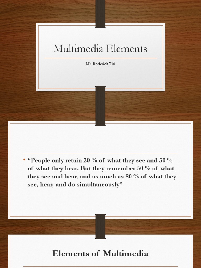 Maximizing Learning Through Multimedia: Analyzing the Elements and ...