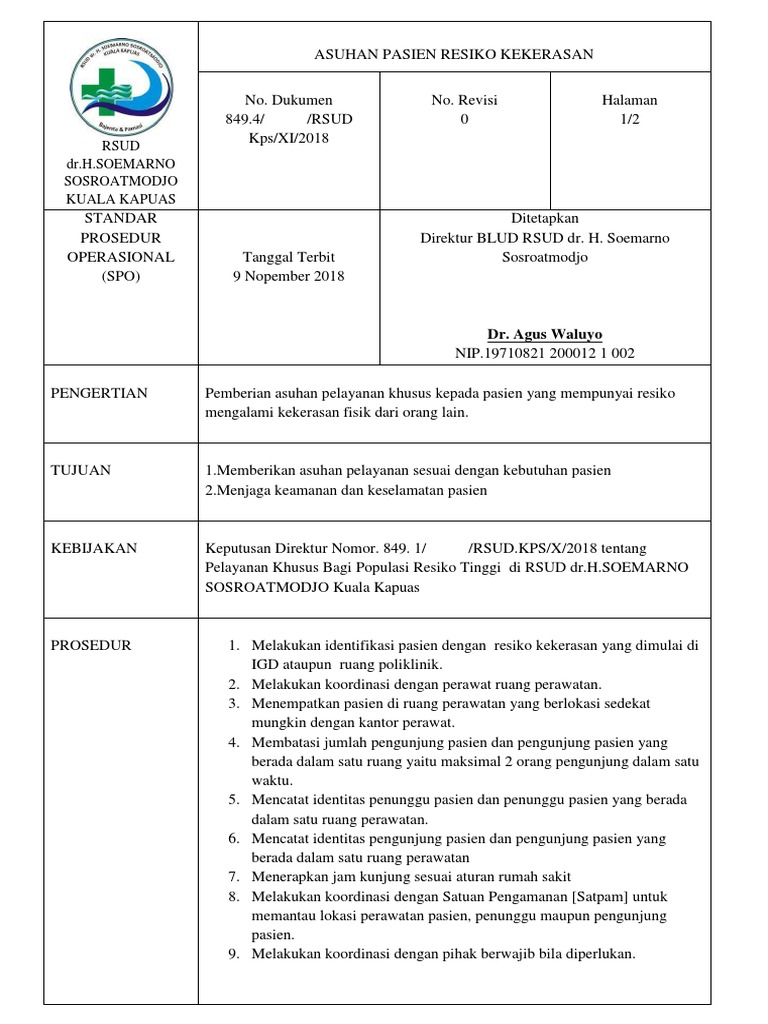 Sop Ews Dan Dialisis | PDF