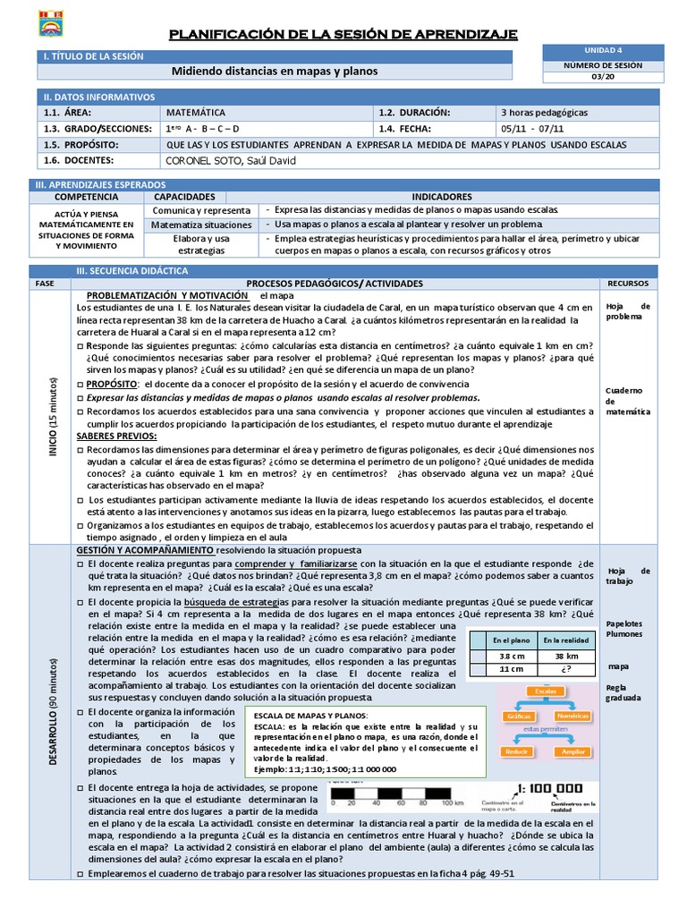 Mate1º Coro Mapas Escalas | PDF | Heurístico | Mapa