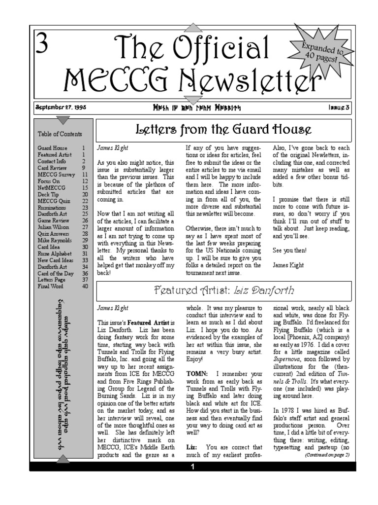 Meccg 03 High | PDF | Elf (Middle Earth) | Middle Earth