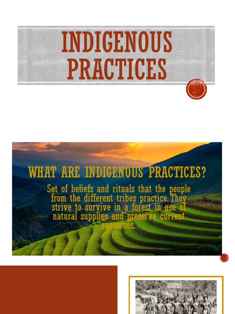 Indigenous Practices | PDF | Clothing