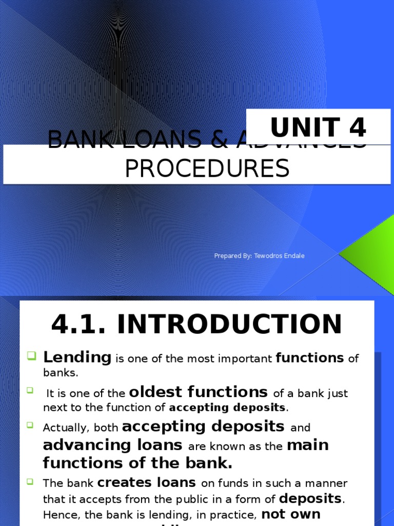 PPT-Unit 4 | PDF | Credit | Finance & Money Management