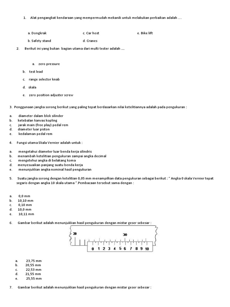 Soal Pdo Revisi | PDF