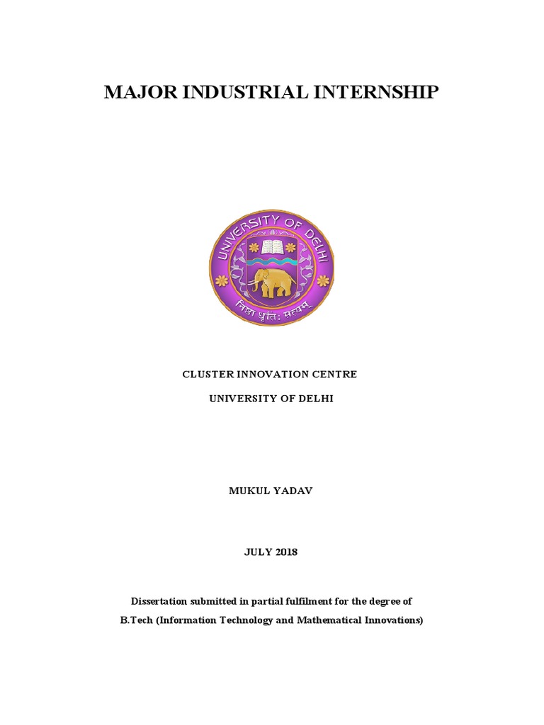 Internship Report Pdf Android Operating System Application Programming Interface