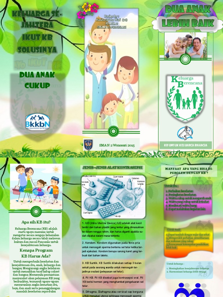 Leaflet Keluarga Berencana PDF | PDF