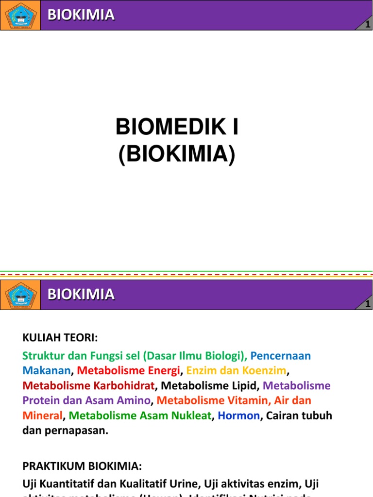Metabolime Energi, Biokimia Enzim, Metabolisme Karbohidrat (I, II, III ...