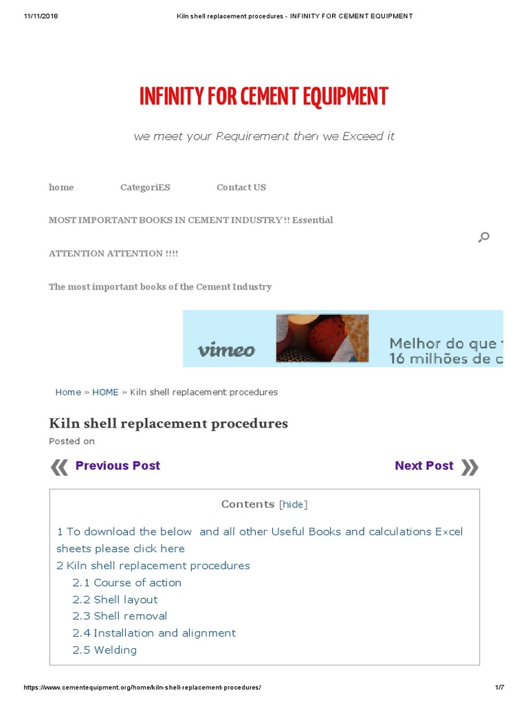 Graphite Blocks - Gear Lubricant - Rotary Kilns - PKSE | PDF | Welding ...