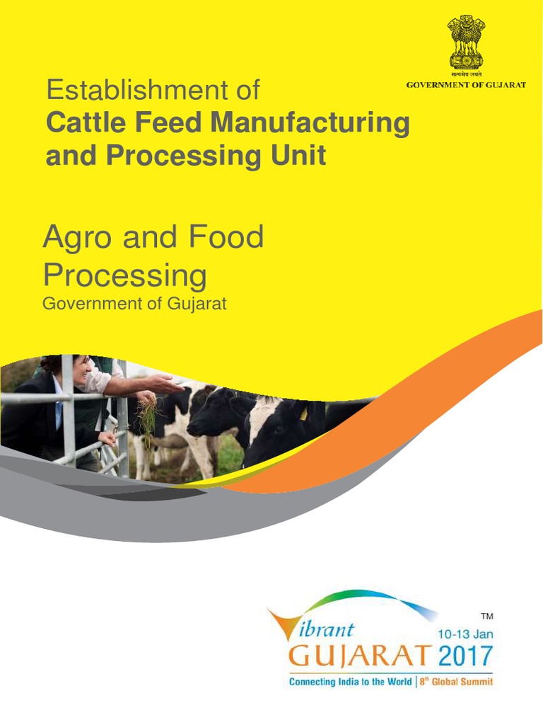 Cattle Feed Manufacturing and Processing Unit | PDF | Livestock | Fodder