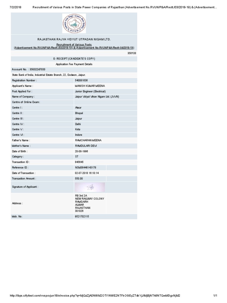 Rajasthan Rajya Vidyut Utpadan Nigam LTD | PDF | Payments | Financial ...