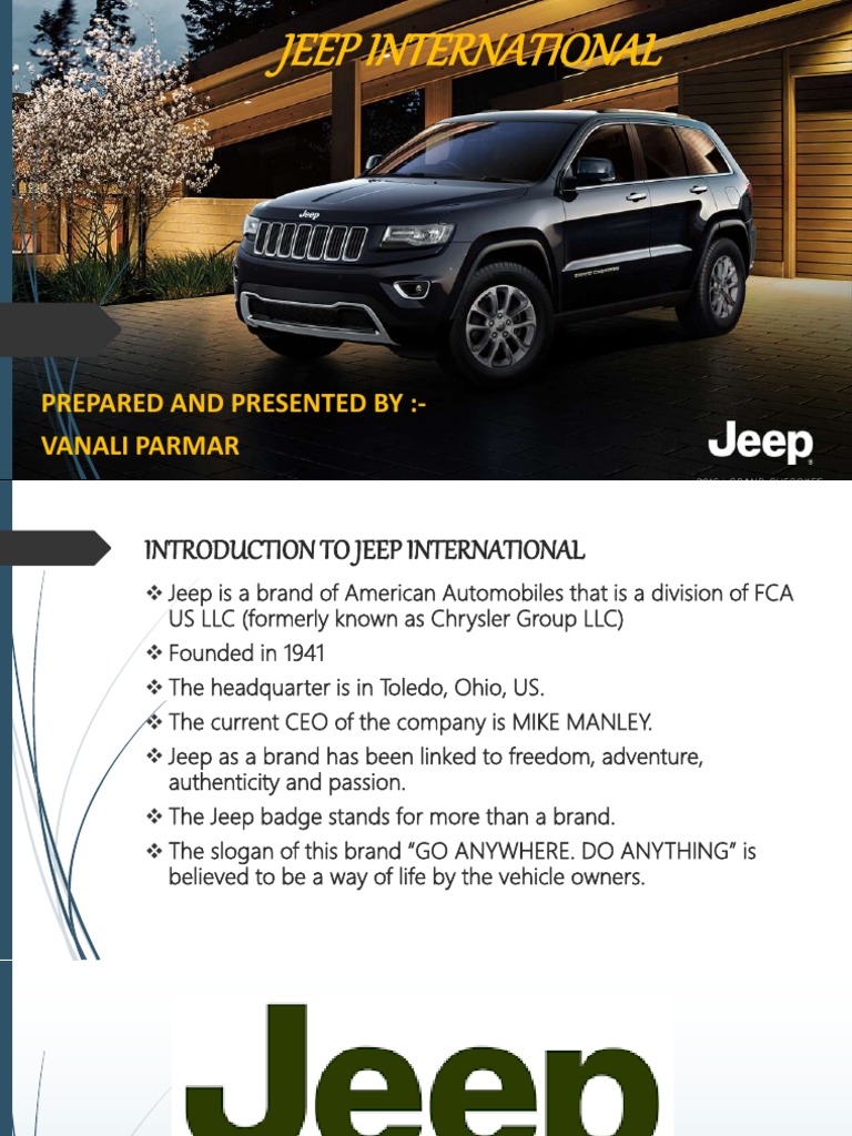 Jeep Positioning Strategy | PDF | Jeep | Chrysler