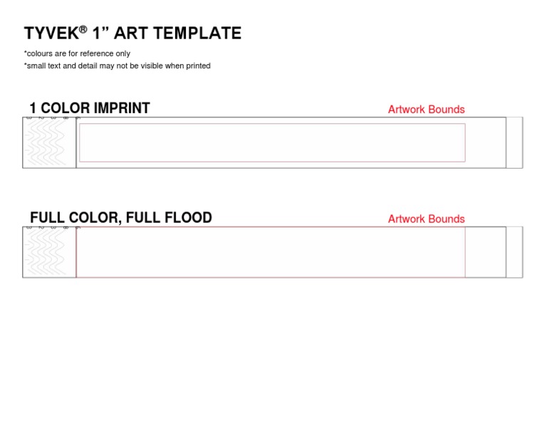 Tyvek® 1" Art Template Guide | PDF