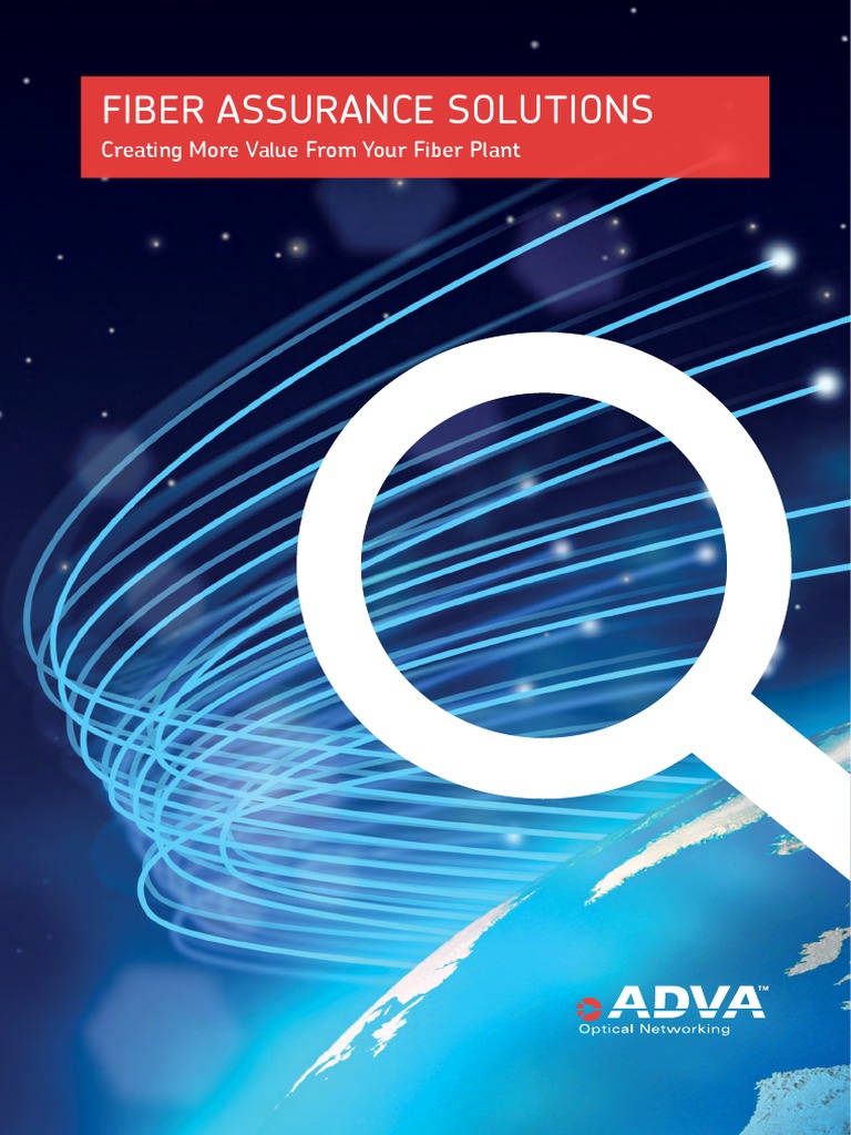 ADVA Fiber Requirements | PDF | Optical Fiber | Wavelength Division ...