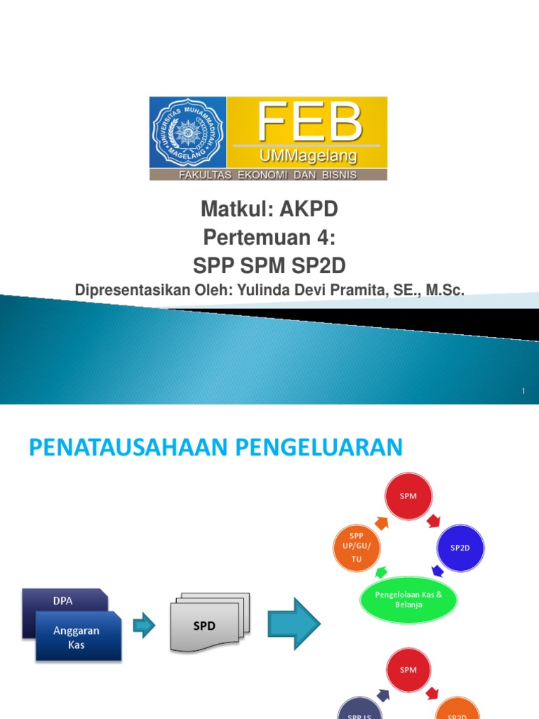 Akpd - Pertemuan 4 SPP SPM Sp2d | PDF
