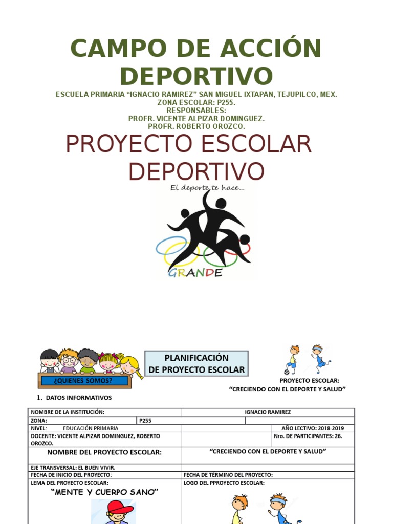 Proyecto - Deportivo | PDF | Reglas y regulaciones deportivas | Códigos ...
