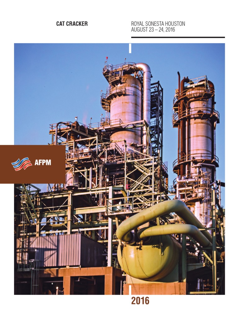 AFPM Cat Cracker Final | Oil Refinery | Chemical Engineering
