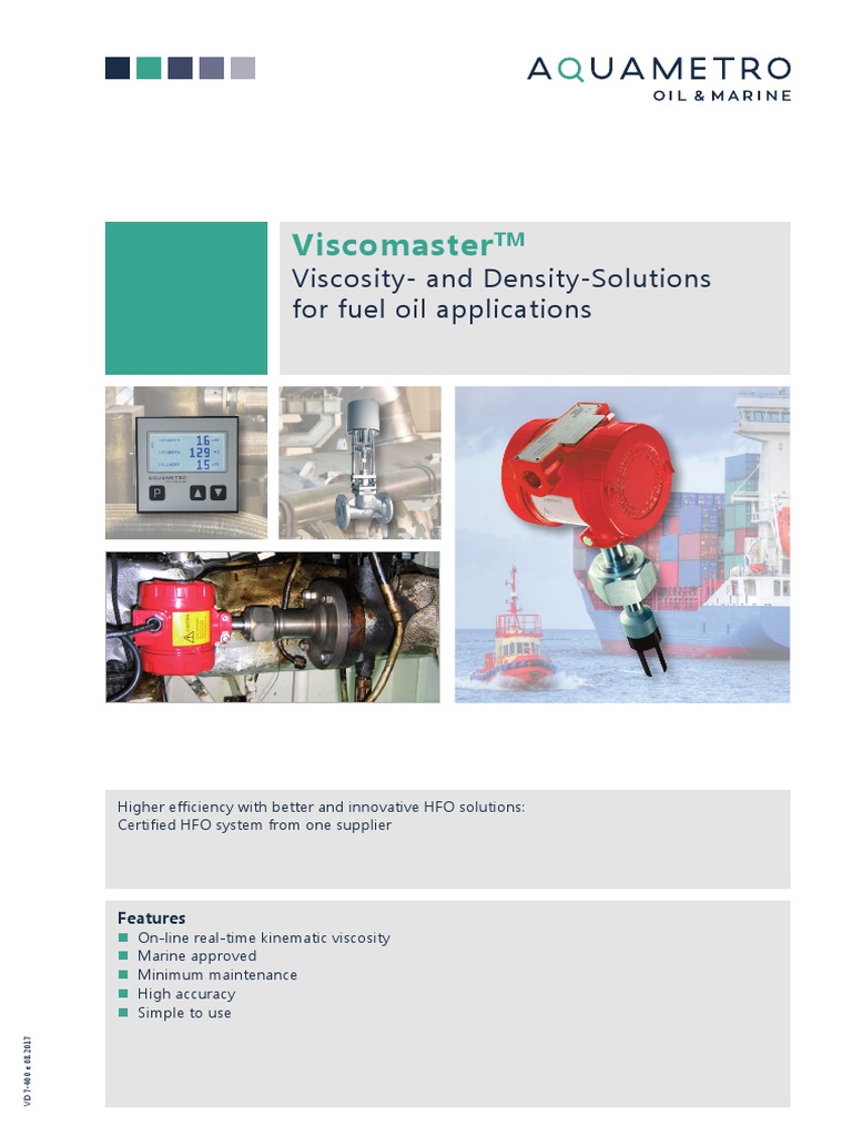 Viscomaster: Viscosity-And Density-Solutions For Fuel Oil Applications ...