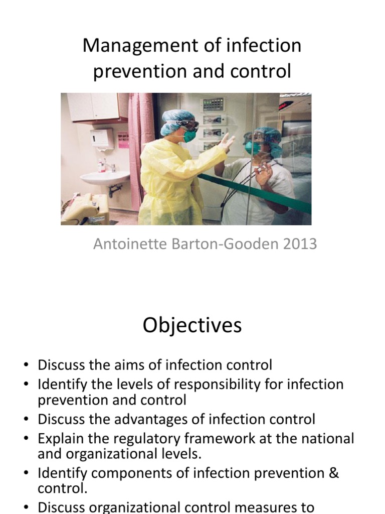 Management of Infection Prevention and Control | PDF | Infection ...