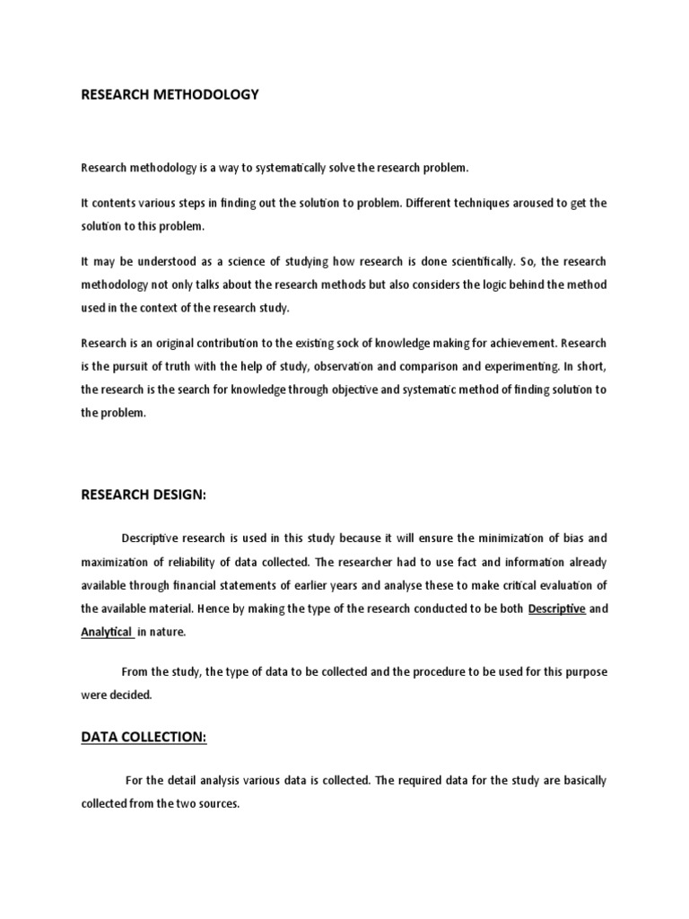 Analytical Research Methodology Overview | PDF | Data | Methodology