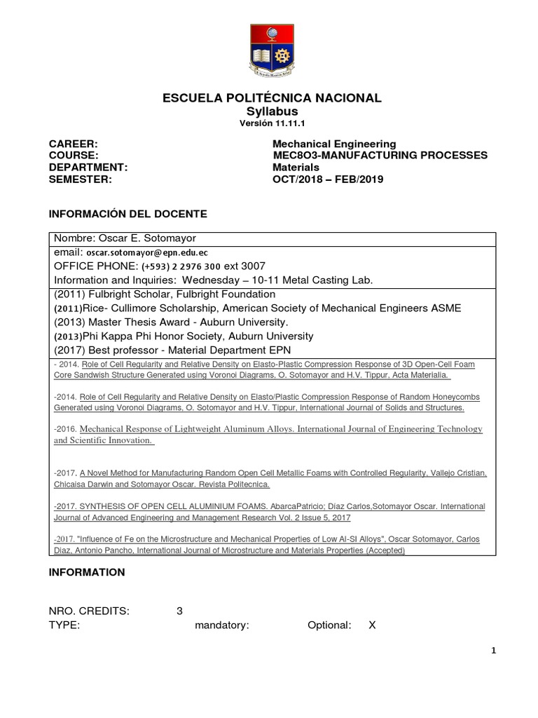 Manufacturing Process - 2018 | PDF | Test (Assessment) | 3 D Printing