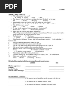 The Outsiders Study Guide Answers | PDF | Mystery, Thriller & Crime Fiction