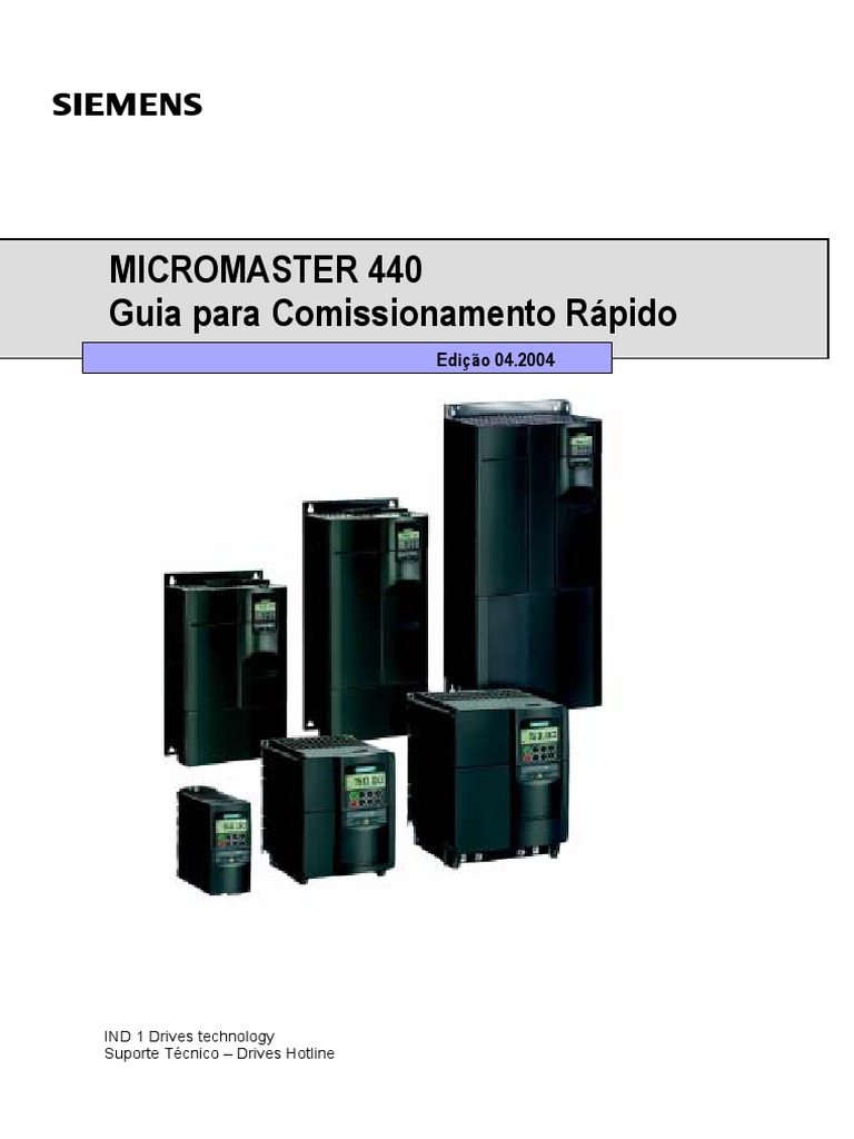 Micromaster02 Comissionamento Rápido MM440 (Port) | PDF | Potência ...