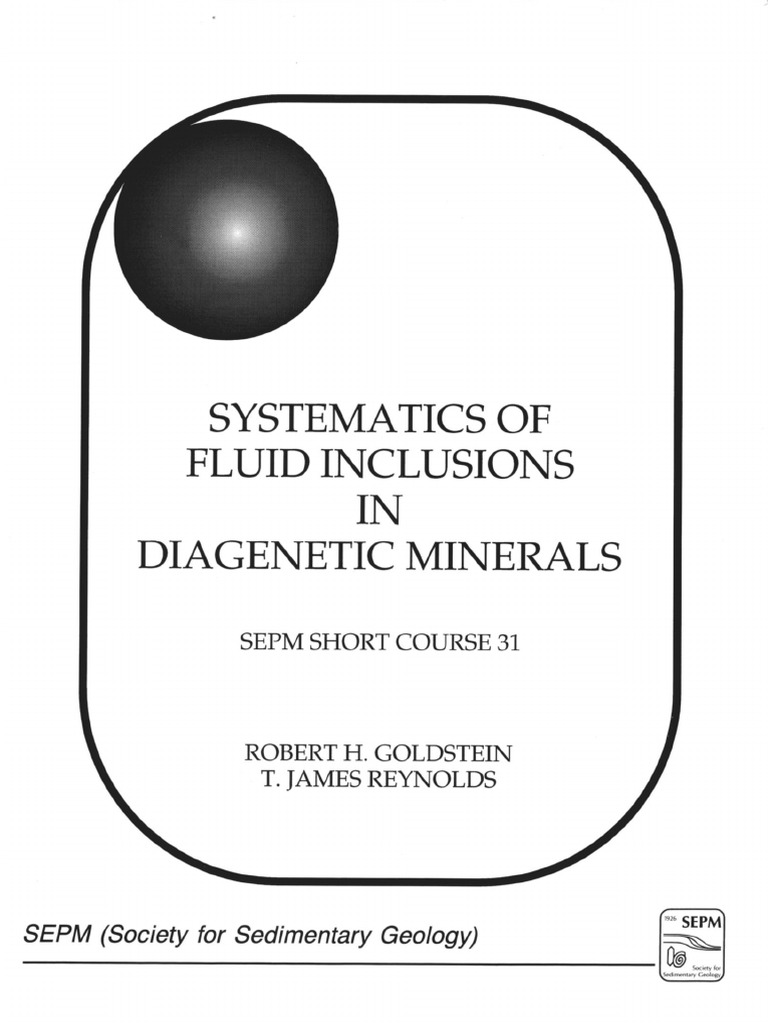 Systematics of Fluid Inclusions in Diagenetic Minerals | PDF | Geology ...
