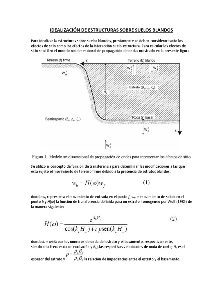 Interacción Suelo-Estructura | PDF | Rigidez | Cinemática
