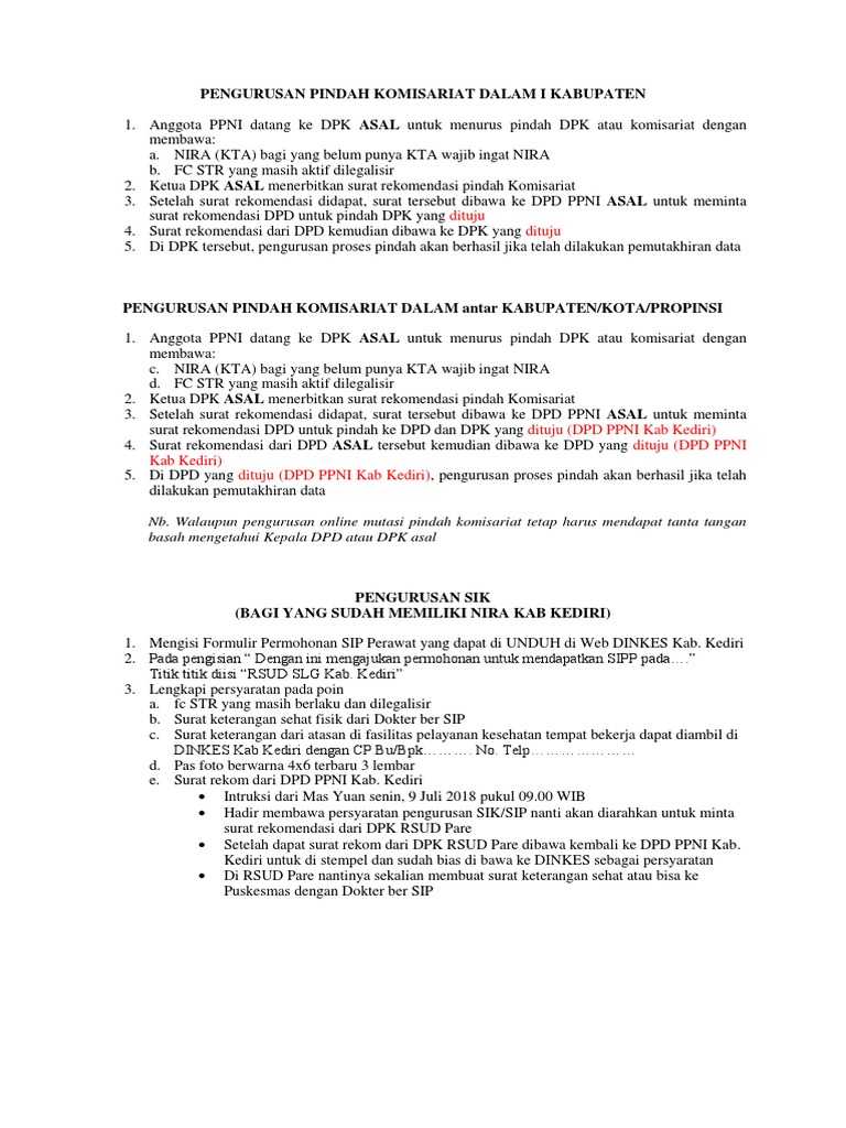 Pengurusan Sip Perawat Online - Perumperindo.co.id